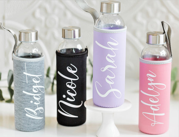 Personalized Burlap Tote, Water Bottle, Pashmina Gift Set- Bridesmaid ...