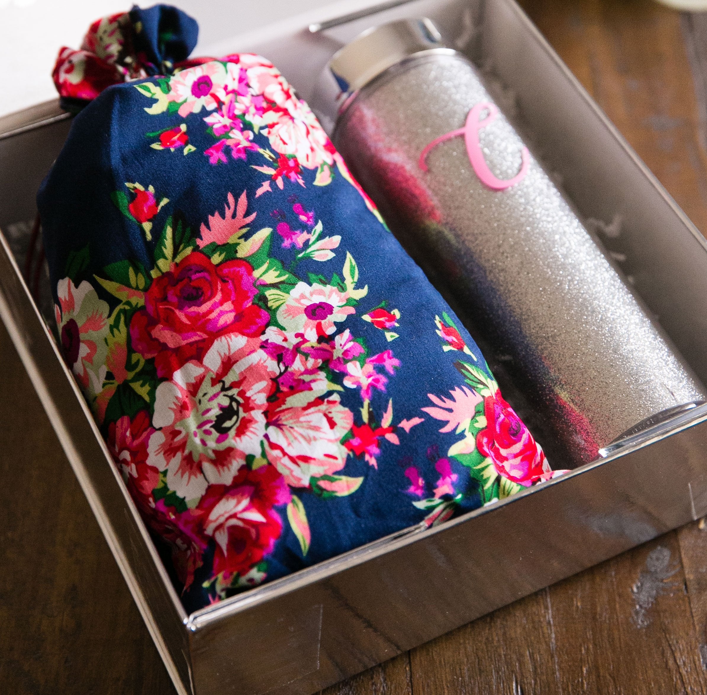 Custom Engraved Tumbler & Robe Box Set - Bridesmaid Gift - Bridesmaid ...